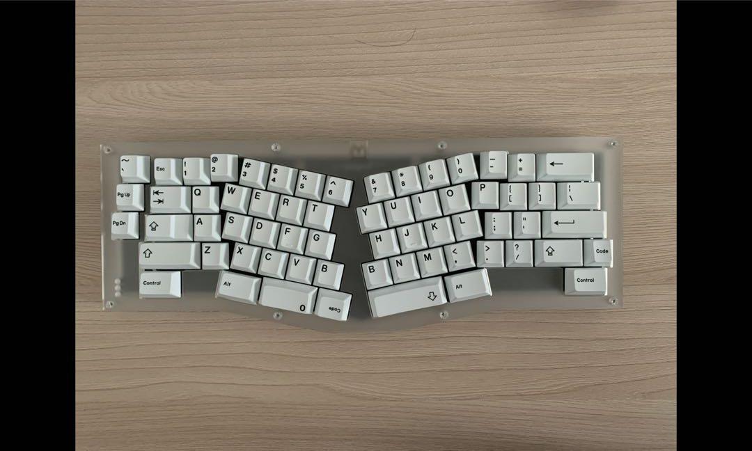 Acrylic Switch Couture Alice 60% Keyboard - Tangerines v1 67g lubed ...