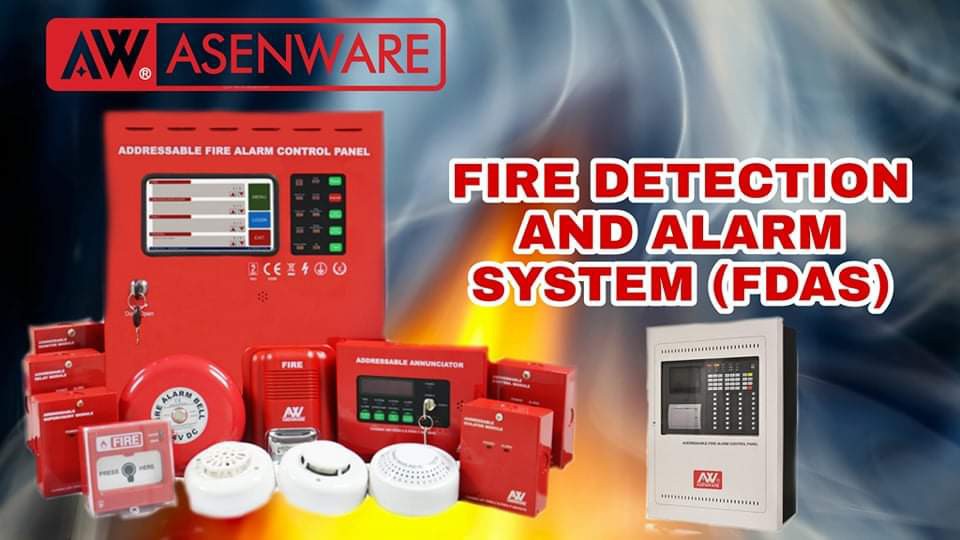 Addressable Fire Alarm System, Commercial & Industrial, Construction ...