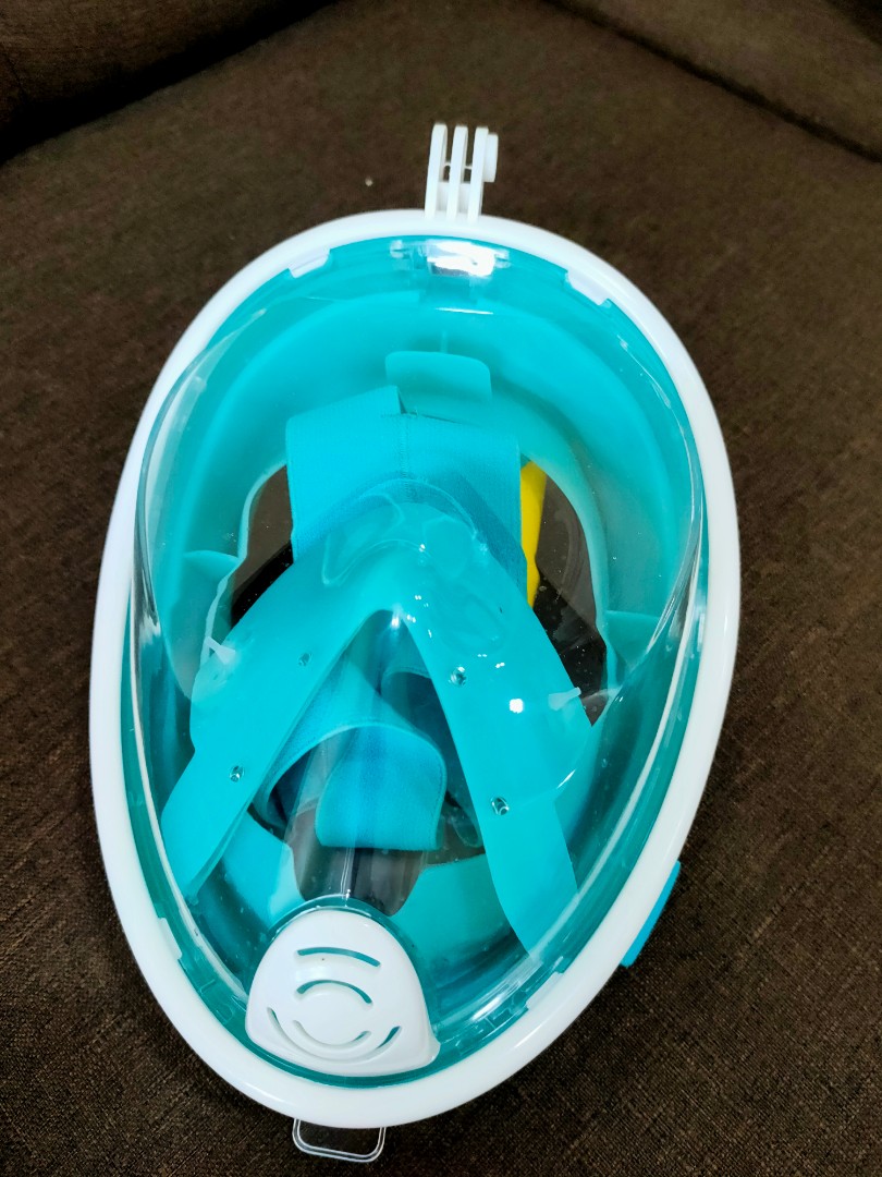 Adult Kids Full Face Diving Mask Scuba Swimming Snorkel Pipe Fit ...
