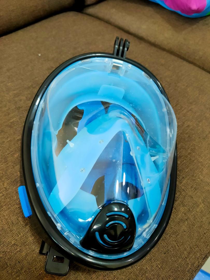 Adult Kids Full Face Diving Mask Scuba Swimming Snorkel Pipe Fit ...