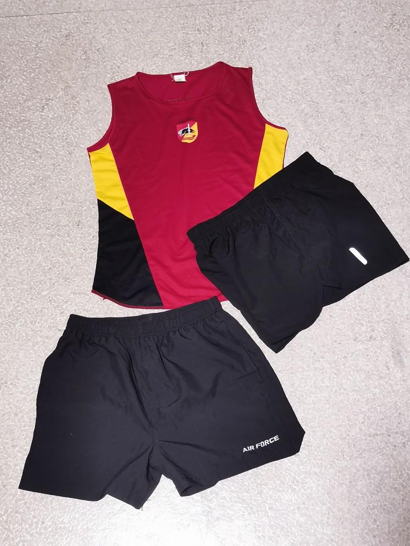 Airforce RSAF PT Shorts SAF Running PT Kits Shorts Infantry Army ...