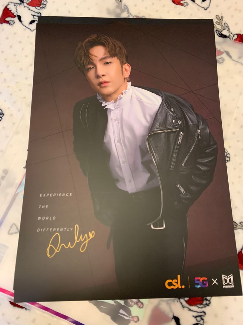 Anson Lo poster and mirror plastic bag, 興趣及遊戲, 收藏品及紀念品, 日本明星 - Carousell