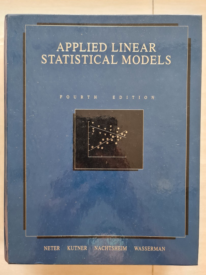 Applied Linear Statistical Models, Hobbies & Toys, Books & Magazines ...