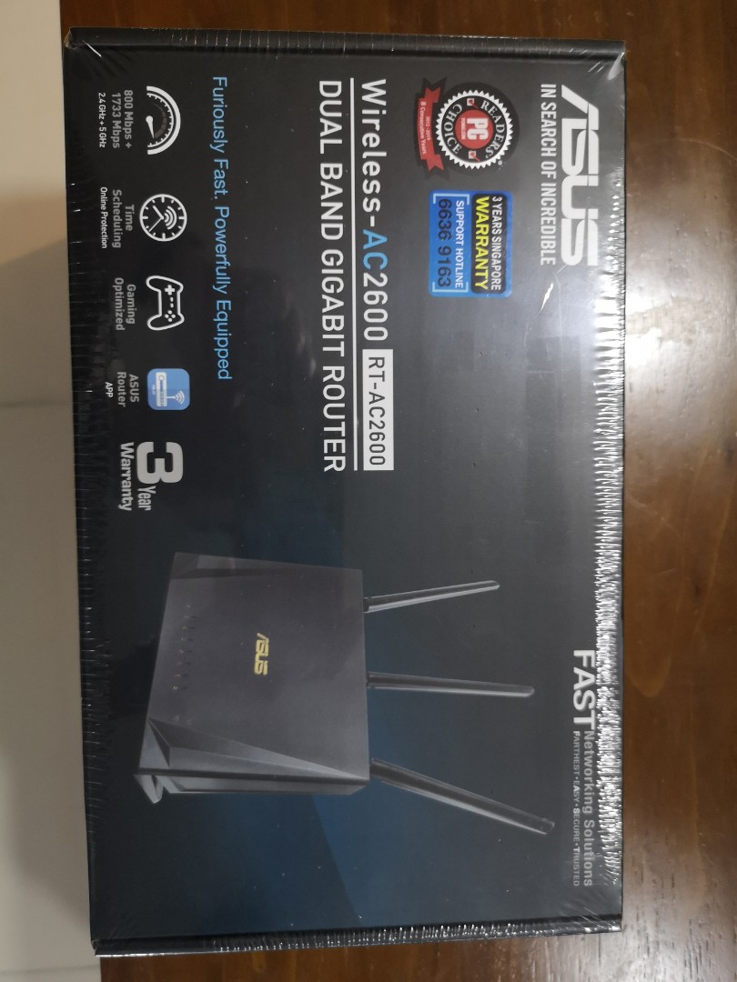 Asus RT-AC2600 Wi-Fi router, Computers & Tech, Parts & Accessories ...