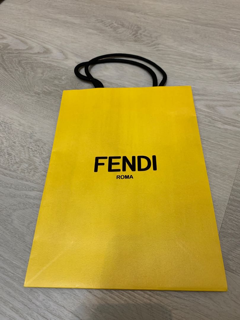 Authentic Brand New Fendi Current Packaging Small Paper bag, Luxury ...