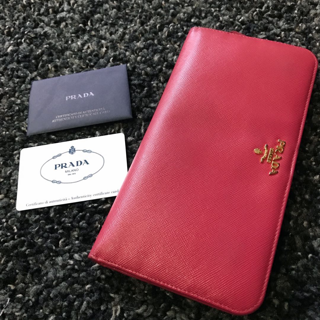 Authentic Prada long wallet, Women's Fashion, Bags & Wallets, Wallets ...