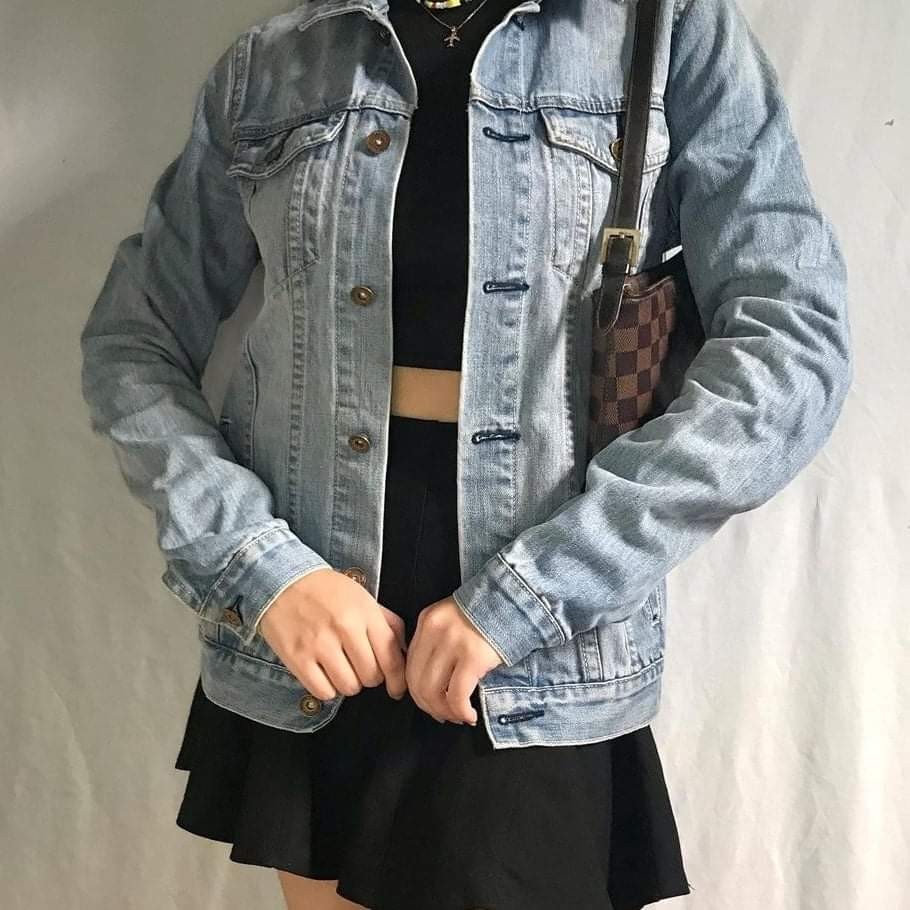 Authentic Vans Denim Jacket, Women's Fashion, Coats, Jackets and ...