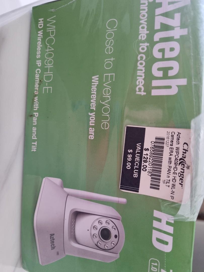 Aztech Wireless IP Camera, Furniture & Home Living, Security & Locks ...