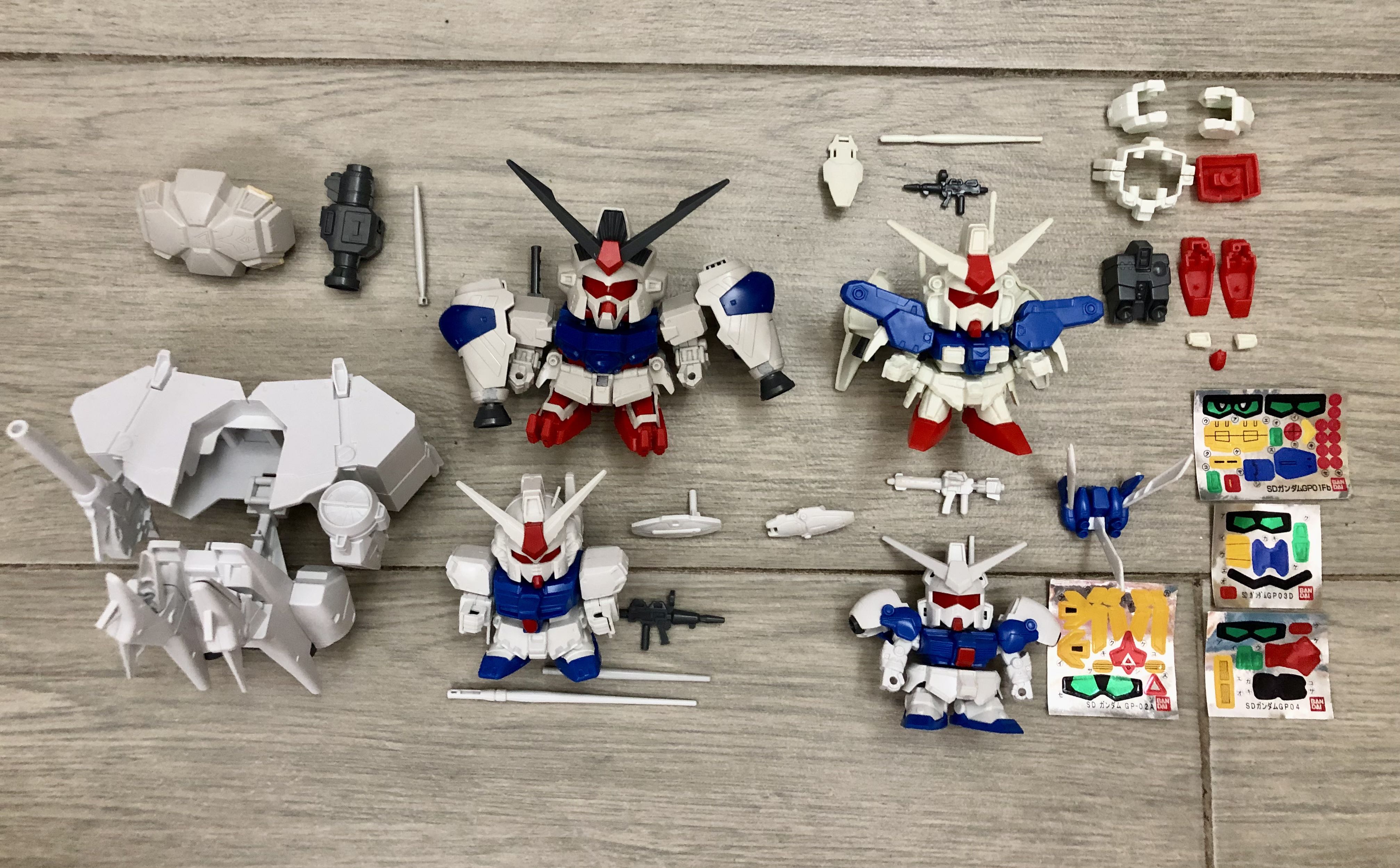 BB戰士 GP01-04 set (素組) SD gundam G Gen 高達模型 LBB Legend BB GUNPLA SDX, 興趣及遊戲, 玩具 & 遊戲類 - Carousell