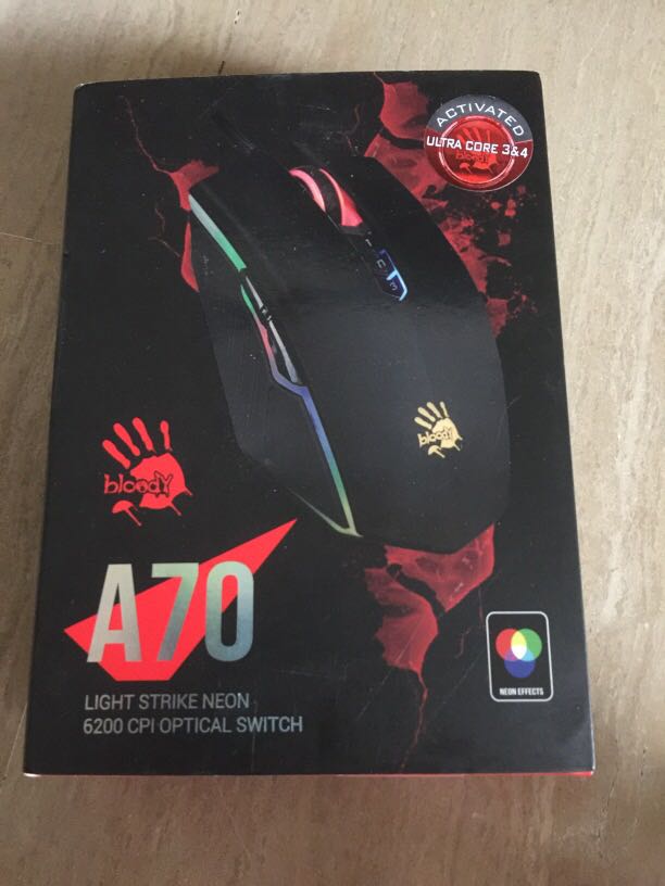 Bloody A70 - Matte Black, Computers & Tech, Parts & Accessories, Mouse ...