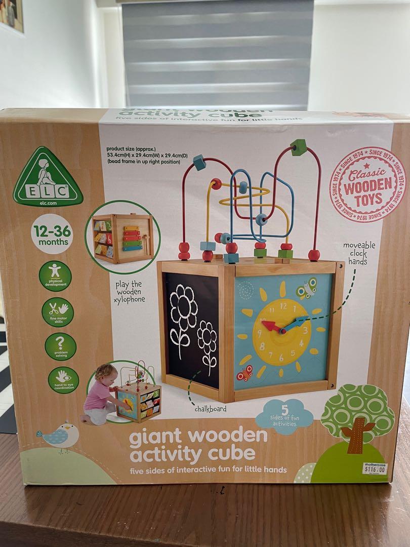 *BNIB* ELC Giant Wooden Activity Cube, Hobbies & Toys, Toys & Games on ...