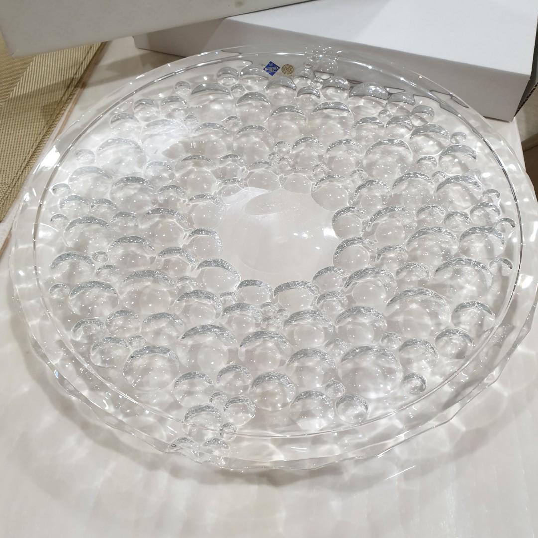 Bohemia crystal plate, Furniture & Home Living, Home Decor, Vases ...
