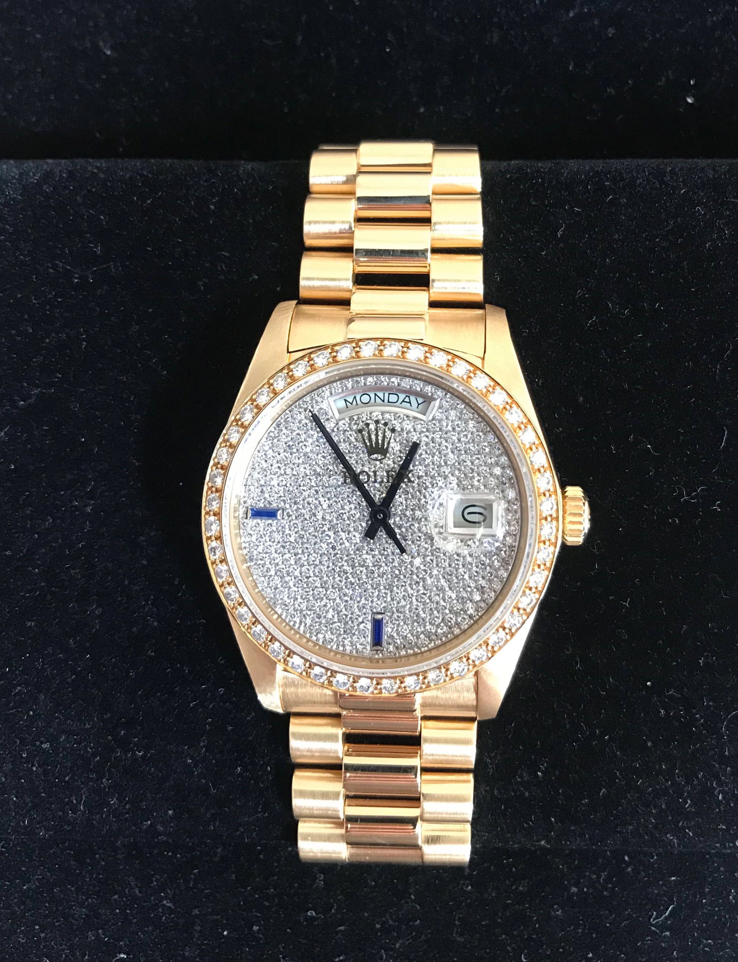 {Box/Paper} Rolex President DayDate 18038, Luxury, Watches on Carousell