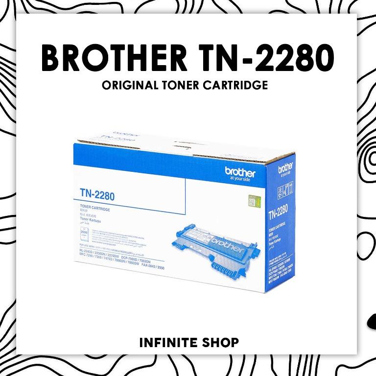 Brother TN-2280 Original Toner Cartridge TN2280 / 2280, Computers ...