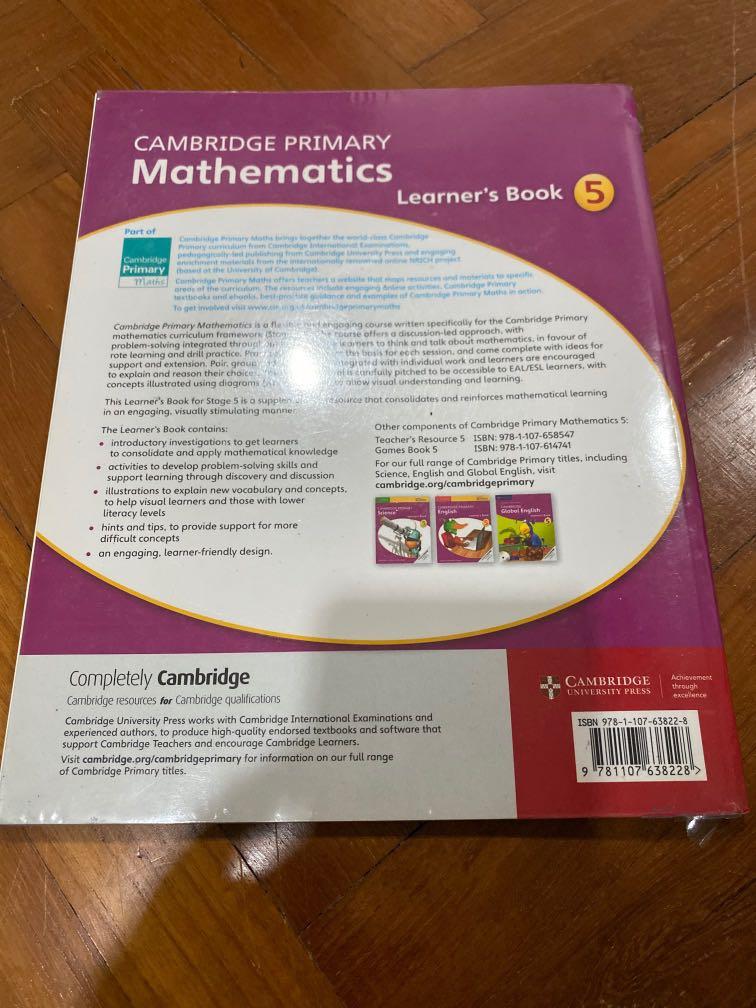 Cambridge Primary Mathematics learners book -5, Hobbies & Toys, Books ...