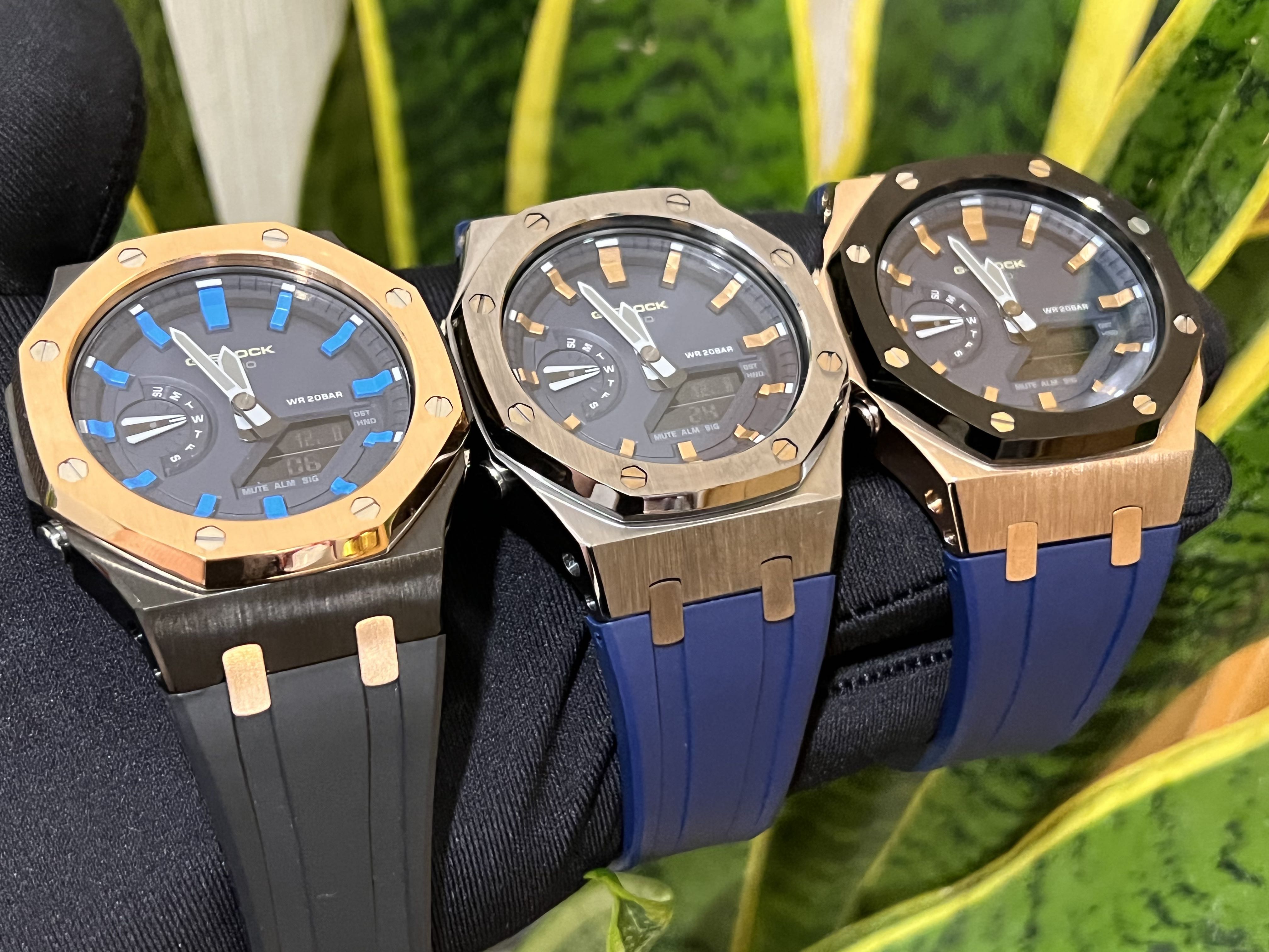 CASIO GSHock GA2110 GA-2110 ga 2110 blue series mod, Mobile Phones ...