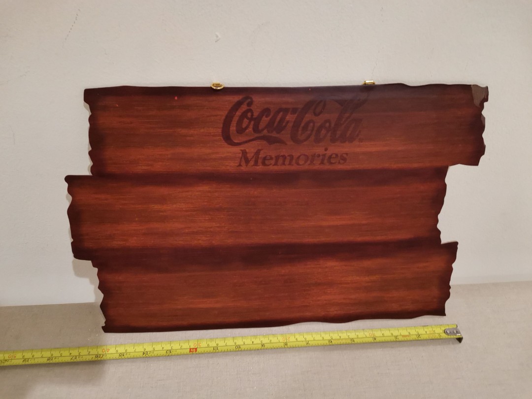 COCA COLA Coke hanging sign, Hobbies & Toys, Memorabilia & Collectibles ...