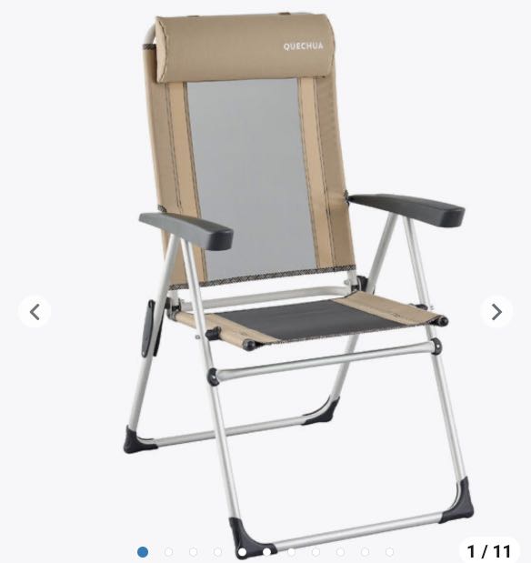 Decathlon Quechua EXTREMELY COMFORTABLE FOLDING CAMPING CHAIR ...