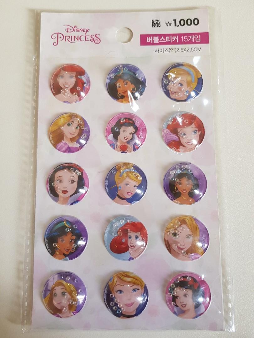 Disney Princess Stickers, Hobbies & Toys, Stationary & Craft, Other ...