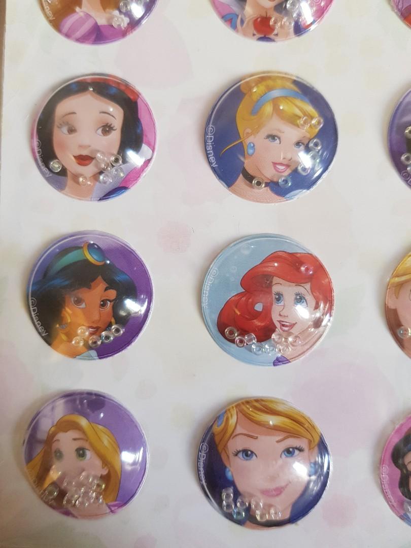 Disney Princess Stickers, Hobbies & Toys, Stationary & Craft, Other ...
