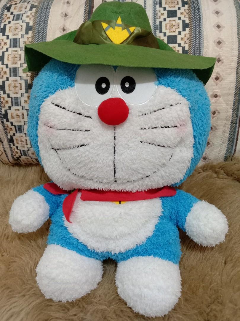 DORAEMON PLUSH IN GREEN HAT, 20 INCHES, Hobbies & Toys, Toys & Games on ...