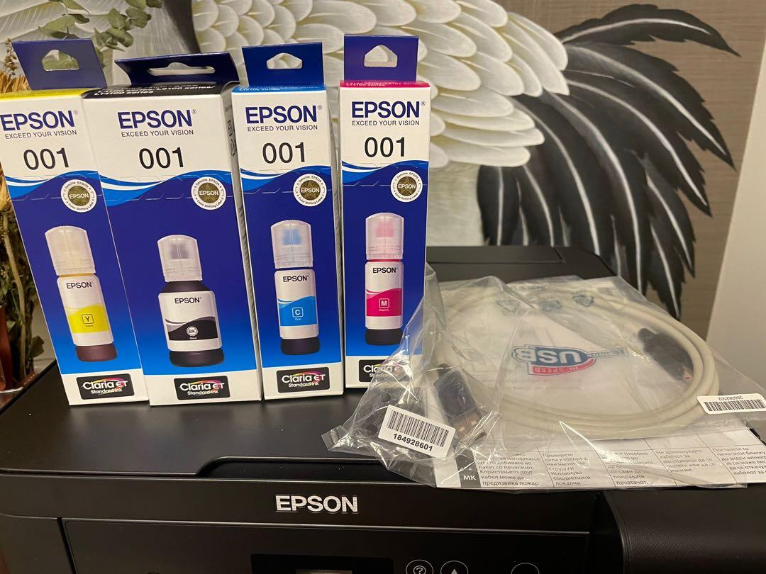 Epson Inktank Printer L4160 +Ink bottles, Computers & Tech, Printers ...