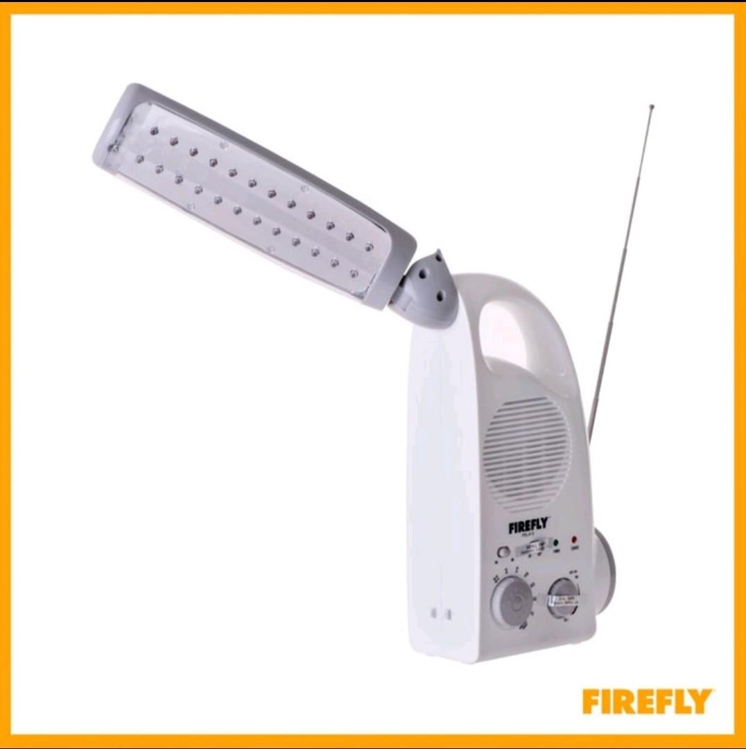 Firefly Led Multi-Function Desk and Spot Lamp with AM/FM Radio (FEL413 ...