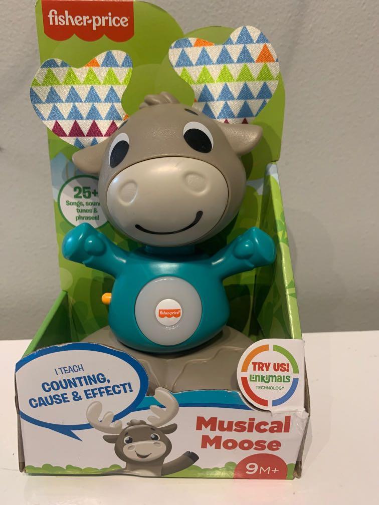 Fisher Price Musical Moose, Babies & Kids, Infant Playtime on Carousell