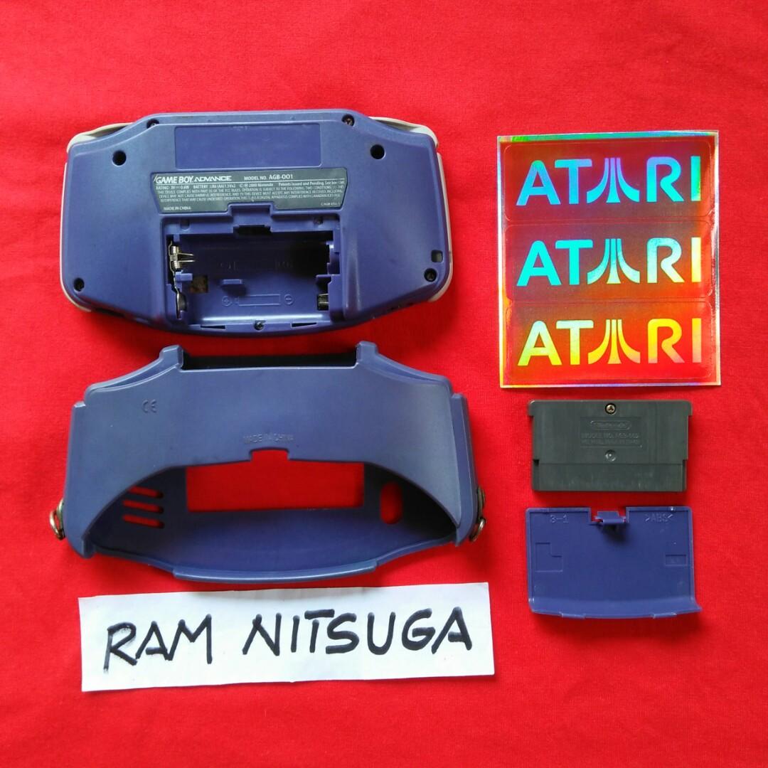 Gameboy Advance AGB-001 Indigo GBA, Video Gaming, Video Game Consoles ...