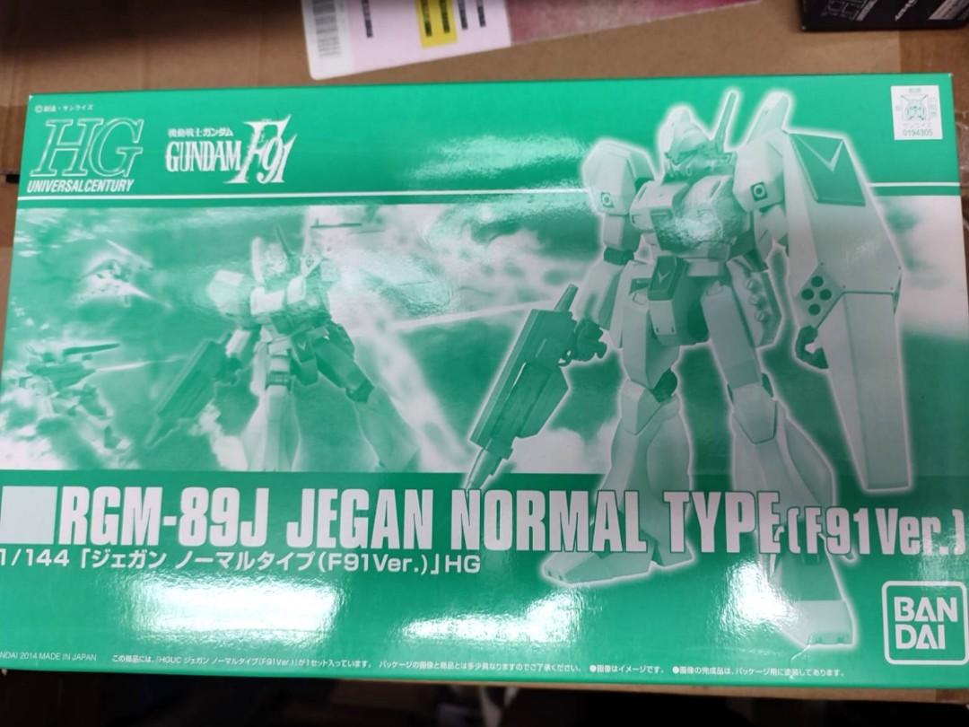 Gundam 魂限 HGUC RGM-89J JEGAN NORMAL TYPE (F91Ver.) 傑鋼 1/144 Premium ...
