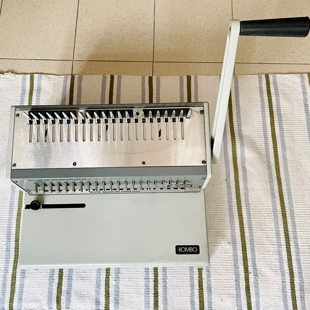 IBICO KOMBO Comb Binding Machine, Hobbies & Toys, Stationery & Craft ...