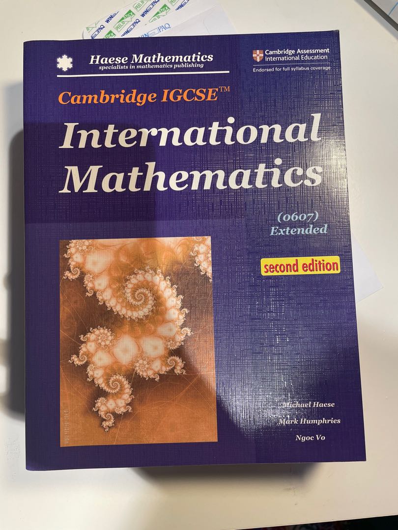 IGCSE Math Textbook, Hobbies & Toys, Books & Magazines, Assessment ...