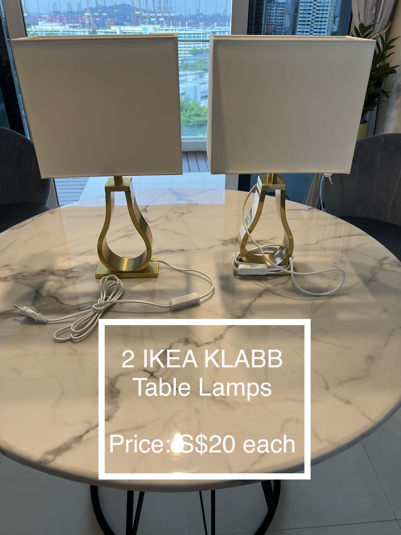 IKEA KLABB Lamps, Furniture & Home Living, Lighting & Fans, Lighting on ...
