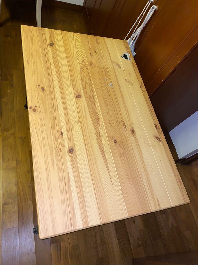 IKEA Kullaberg Wooden Top Table, Furniture & Home Living, Furniture ...