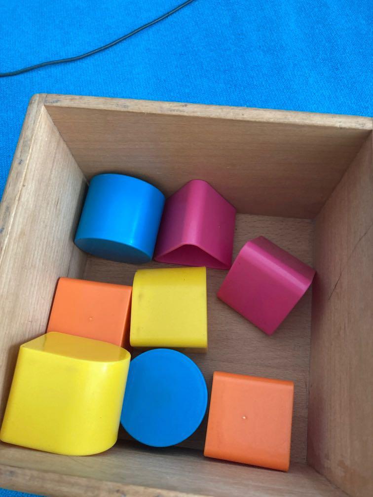 Ikea wooden shape sorting toy, Babies & Kids, Infant Playtime on Carousell