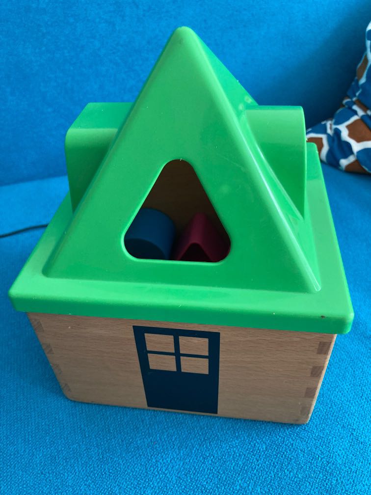 Ikea wooden shape sorting toy, Babies & Kids, Infant Playtime on Carousell