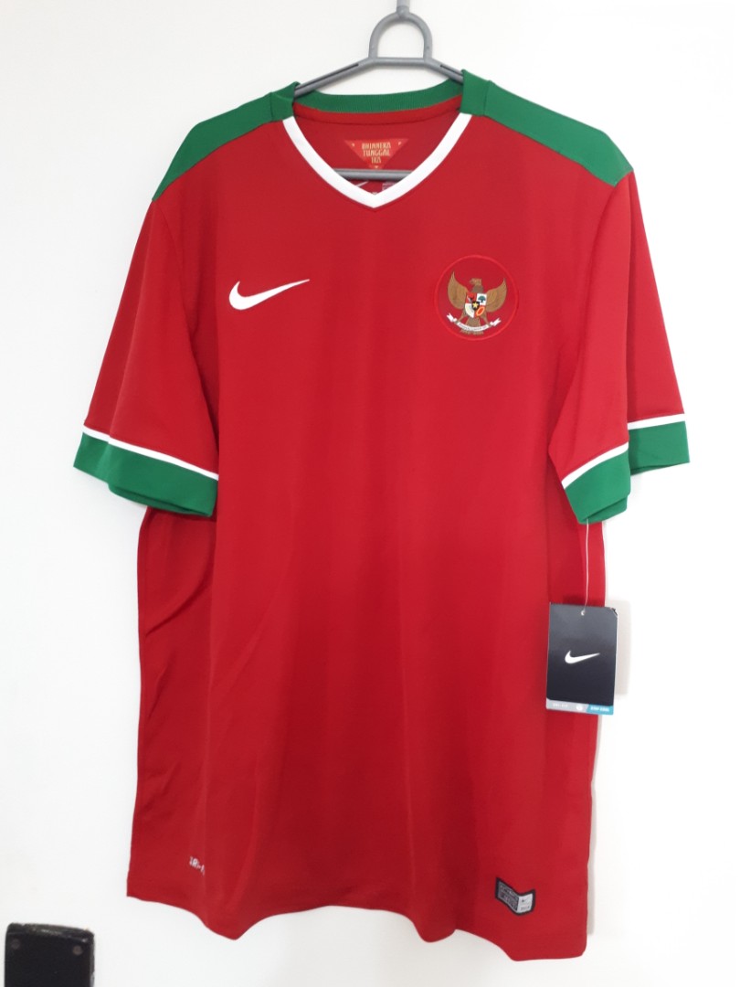 Indonesia National Football Team Home Jersey,Bnwt, Men's Fashion, Tops ...