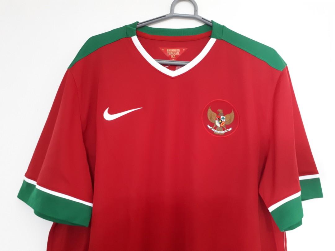 Indonesia National Football Team Home Jersey,Bnwt, Men's Fashion, Tops ...