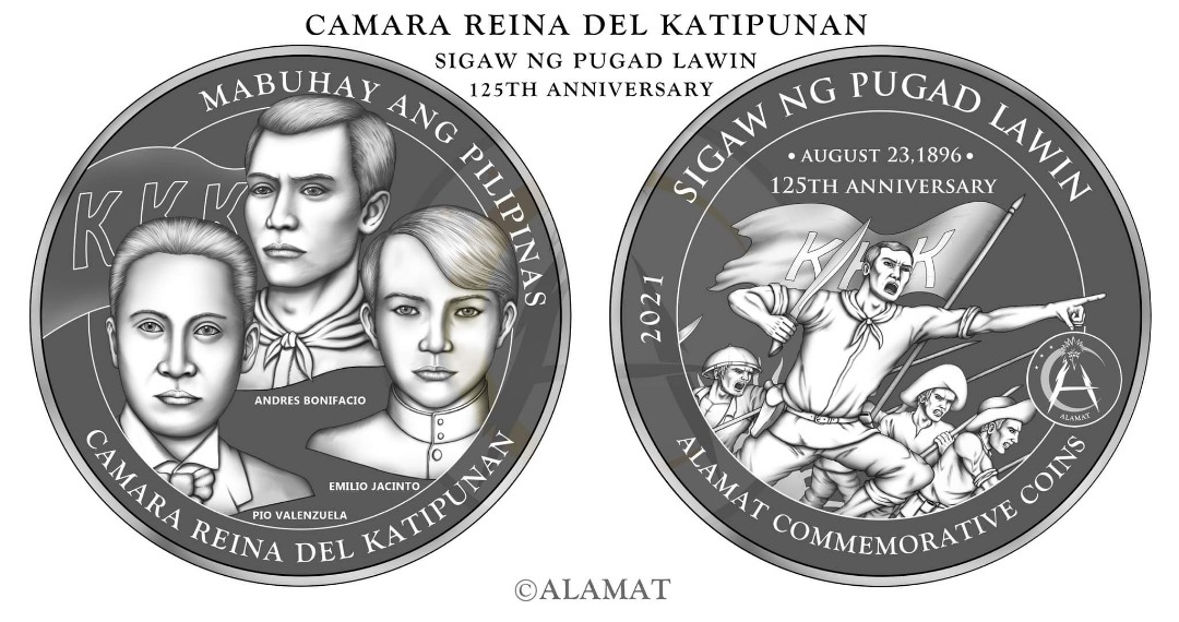 KKK commemorative alamat coin sigaw ng pugad lawin, Hobbies & Toys ...