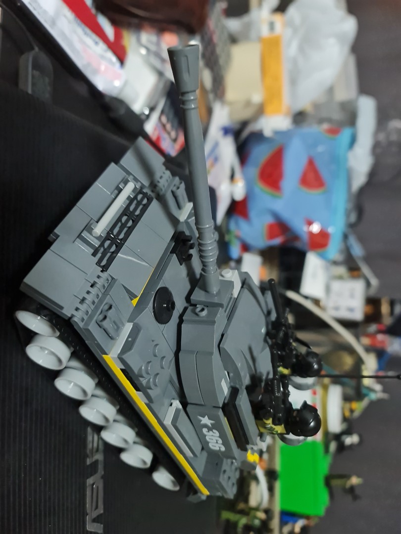 Lego compatible m48 medium tank, Hobbies & Toys, Toys & Games on Carousell