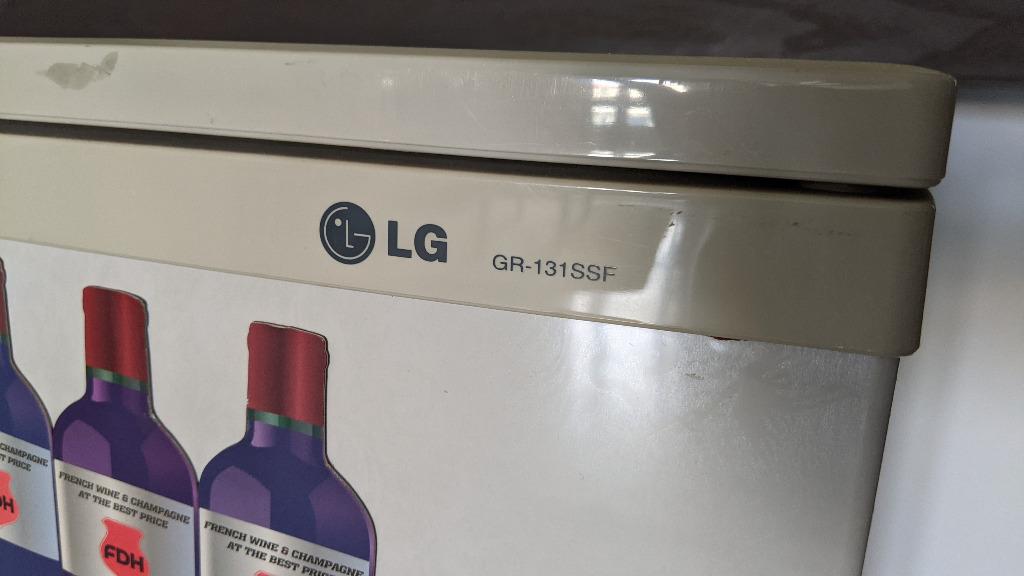 LG bar fridge with can drink holder, TV & Home Appliances, Kitchen ...