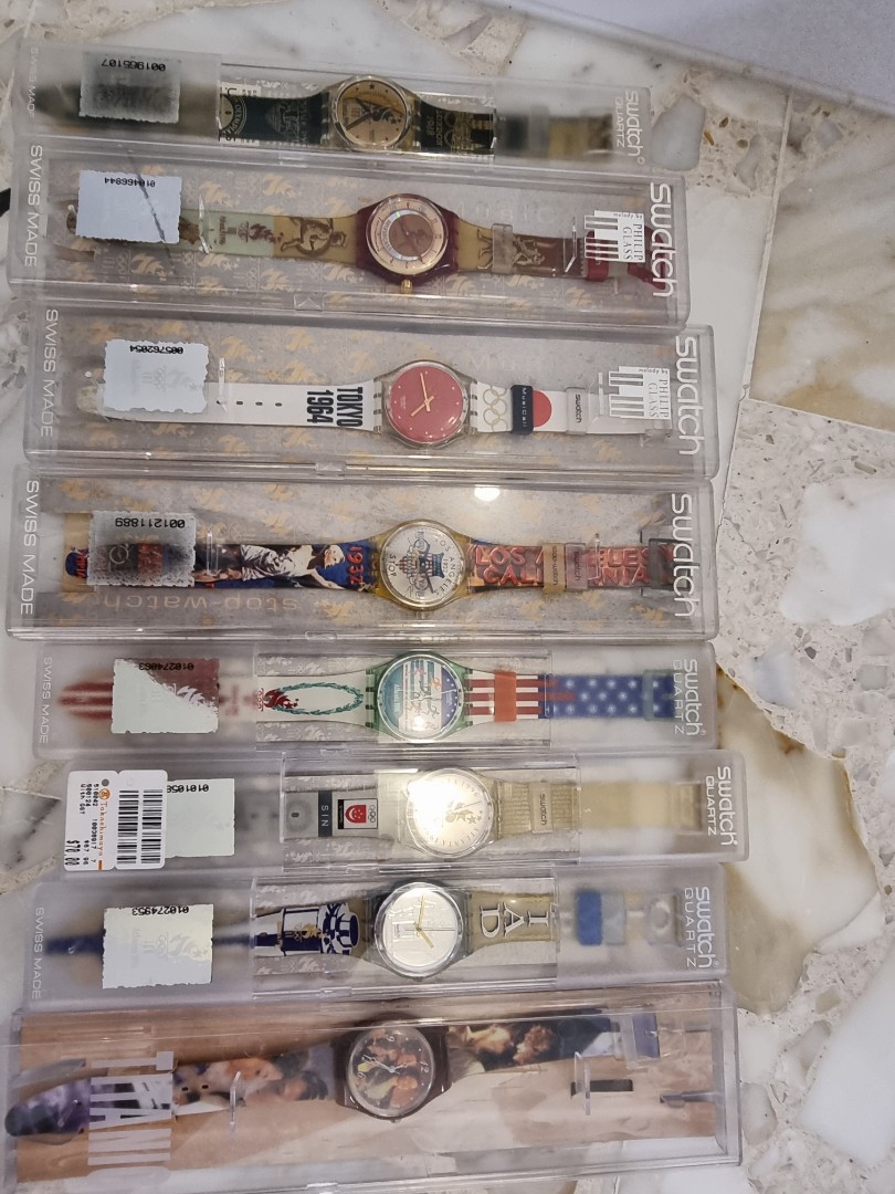 Limited edition swatch olympic series, Luxury, Watches on Carousell