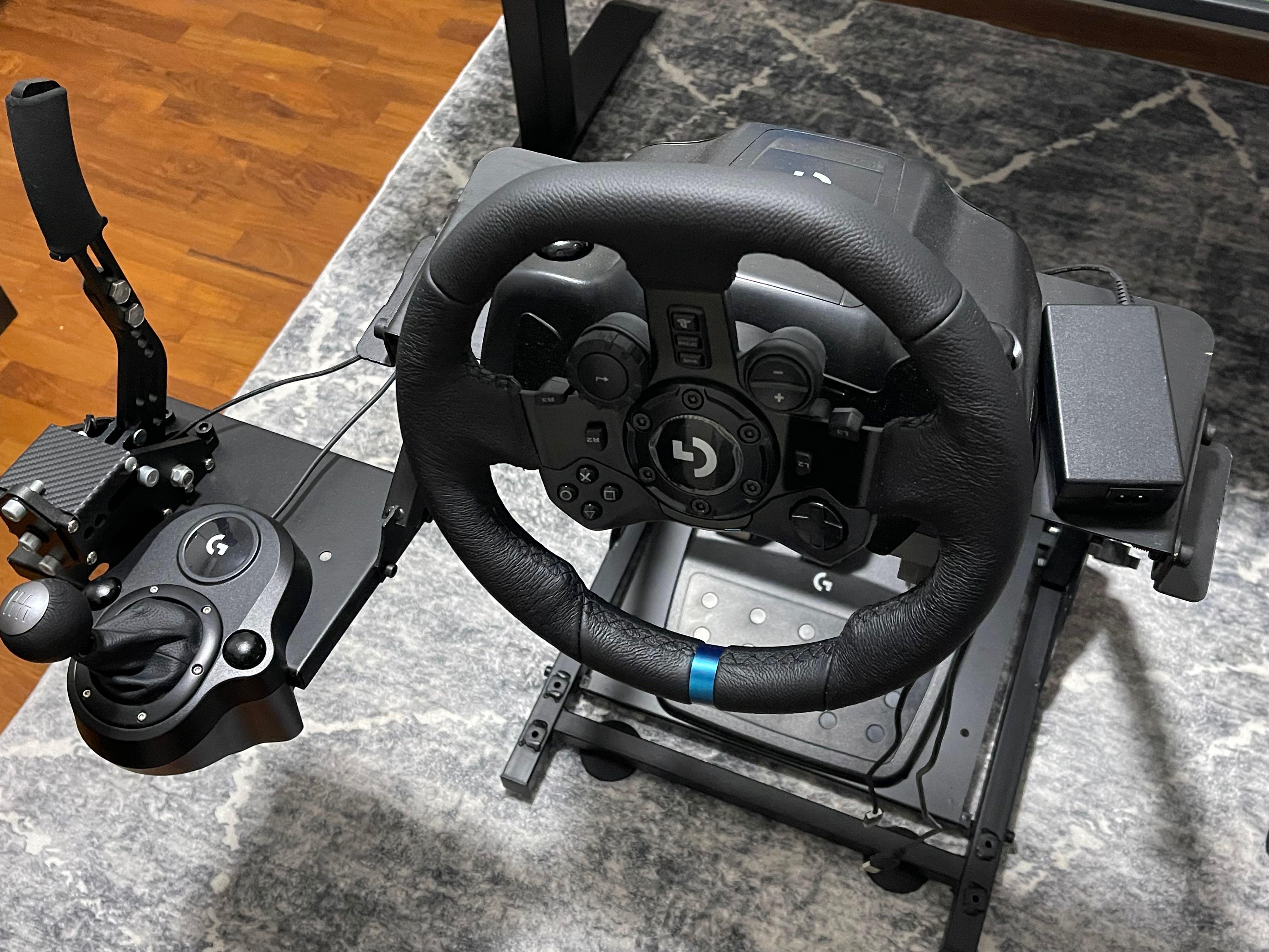 Logitech G923 & Shifter + USB Handbrake + Wheel Mount, Computers & Tech ...