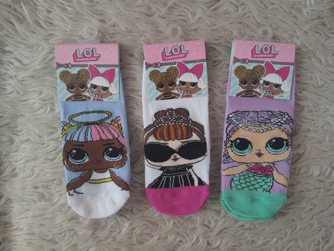 L.O.L Surprise! Socks, Babies & Kids, Babies & Kids Fashion on Carousell