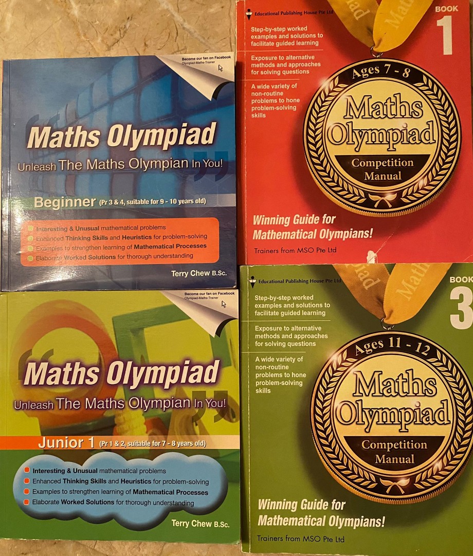 Math Olympiad Assessment Books (Primary School), Hobbies & Toys, Books ...