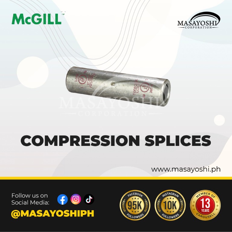 McGill Compression Splices 300MCM 3.25" AL9CU, Blue | Model# MGACS-300 ...