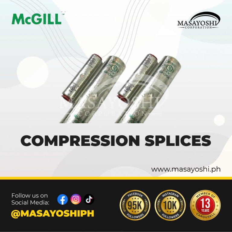 McGill Compression Splices 4 STR 2" AL9CU,Green | Model# MGACS-4 ...