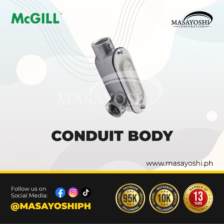 McGill Conduit Body Type LR Threaded 2" | Model# LR-200SC | Conduit ...