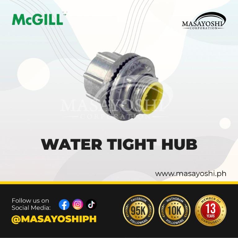 McGill Water Tight Hub 1" | Model# WTH100 | Conduit | Conduit Hub ...