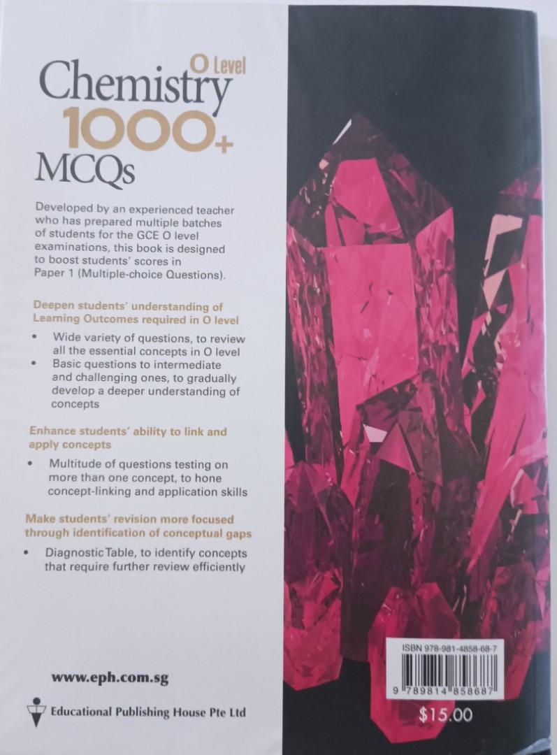 MCQ practice book Chemistry, Hobbies & Toys, Books & Magazines ...